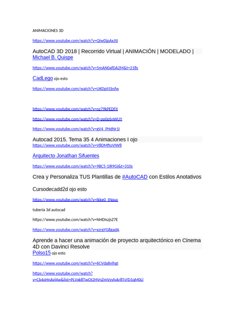 Animaciones 3D | PDF