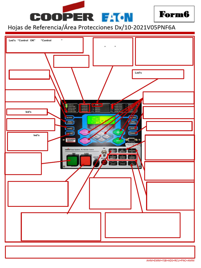 HR EATON F6 v05 | PDF | Cambiar | Diodo emisor de luz