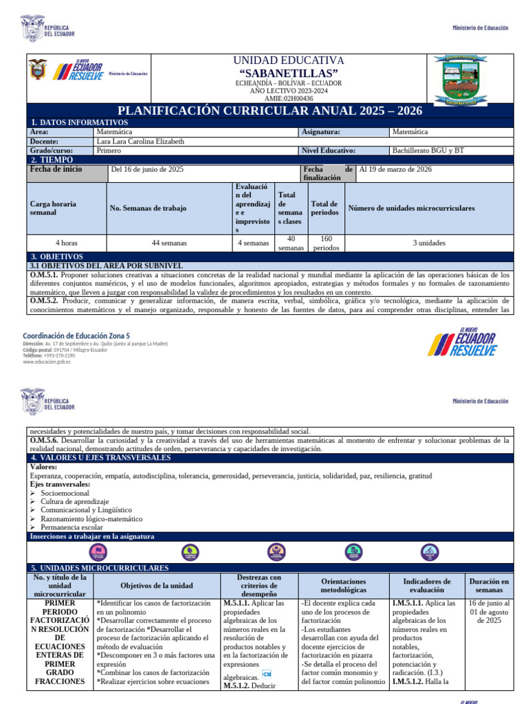 Pca Formato 2025 | PDF | Espacio vectorial | Ecuaciones