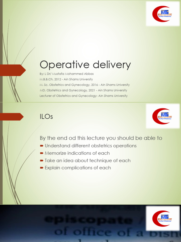 Operative Delivery | PDF
