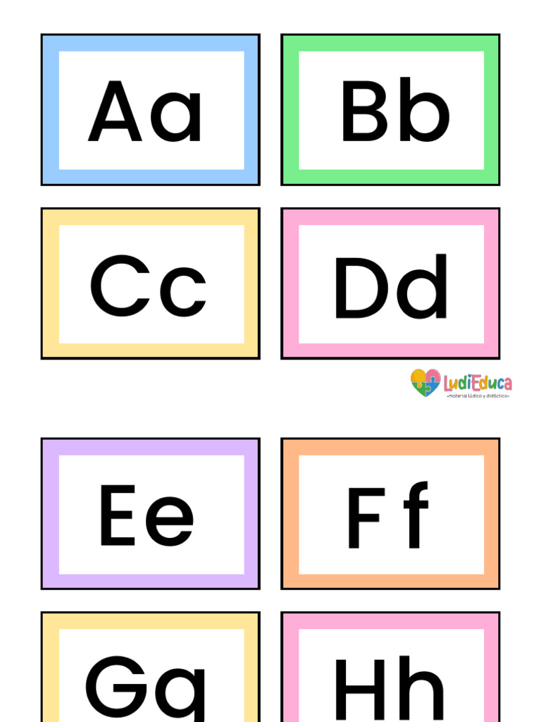Flashcards (Abecedario) | PDF