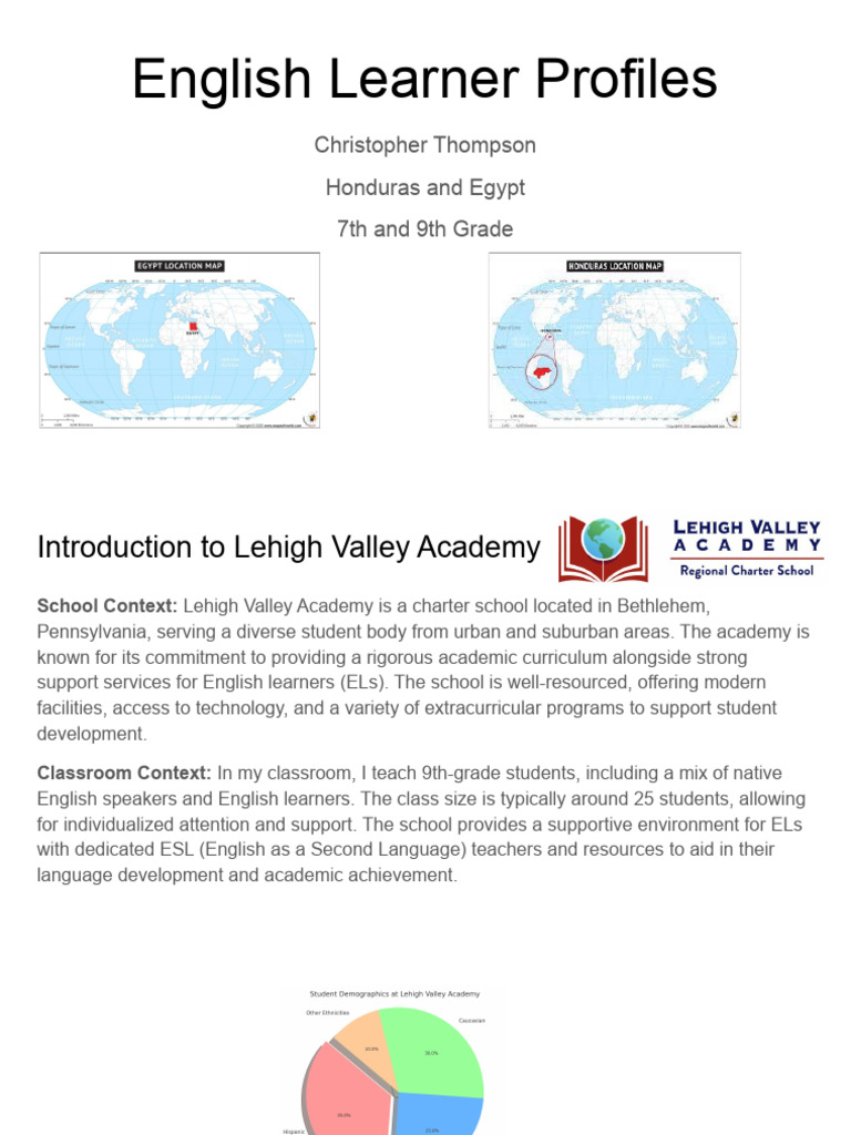 CT01: English Learner Profiles | PDF | English As A Second Or Foreign Language | English Language