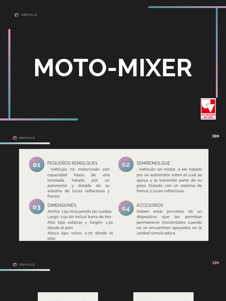 Moto Mixer: Remolque Semiremolque | PDF