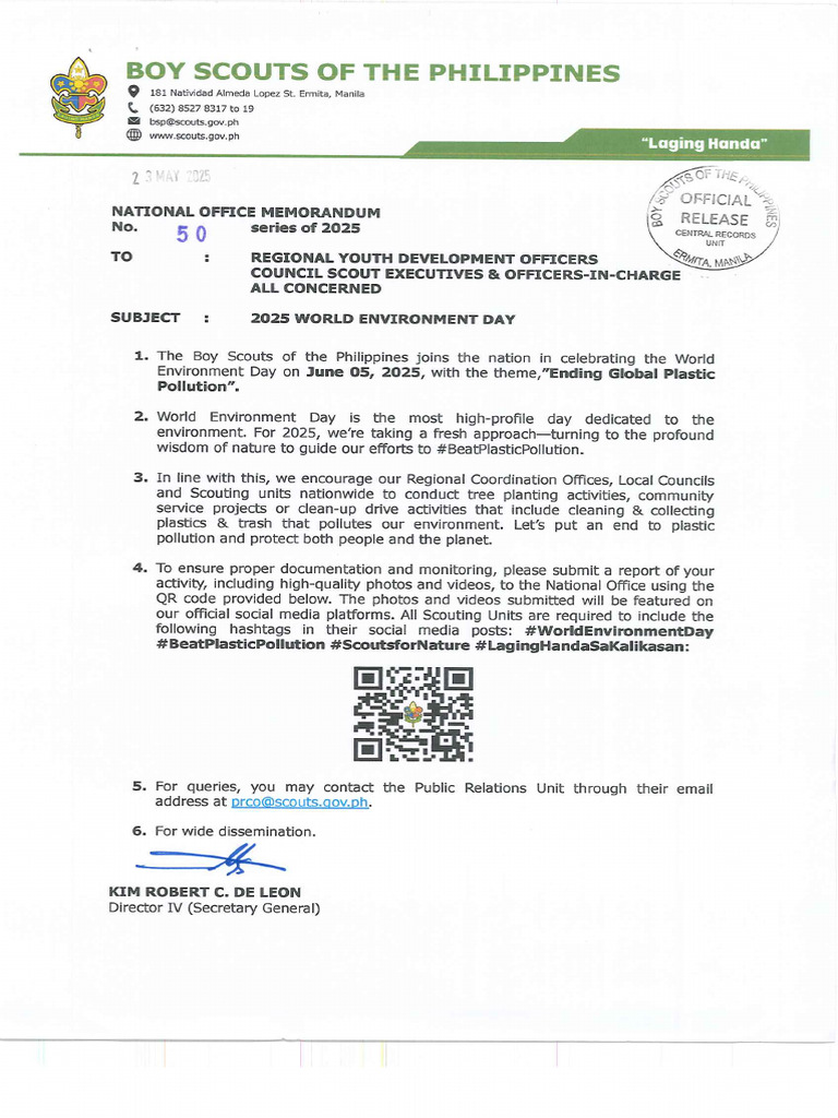 N O Memo No 50 S 2025 | PDF