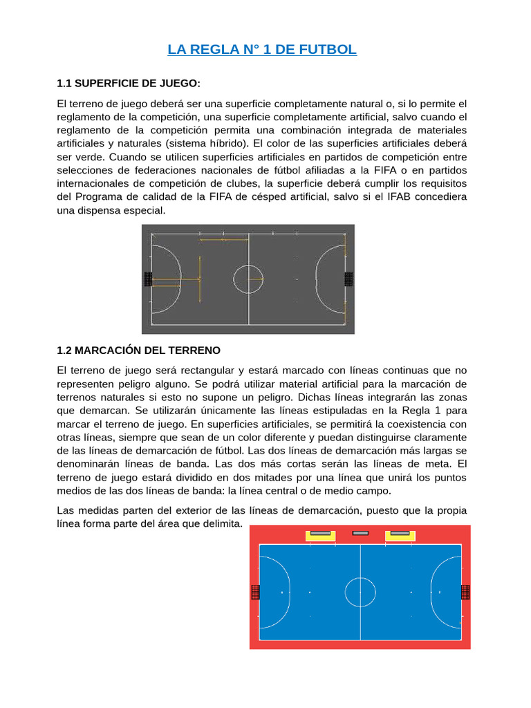 Regla 2 El Balon - 1 | PDF | Árbitro | Asociación de Futbol
