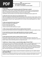 Act 3 Scene 1 Extra Notes - Julius Caesar | PDF | Julius Caesar | Mark ...