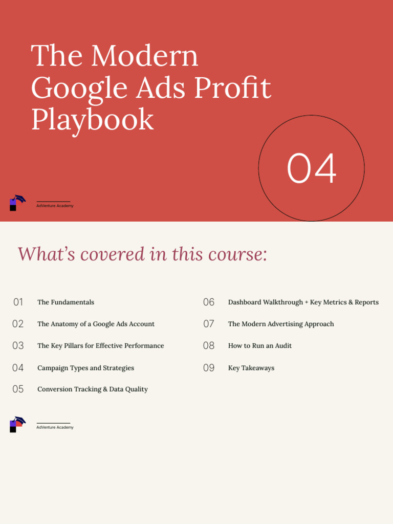 Module 1 - The Fundamentals of Google Ads | PDF | Marketing | Advertising