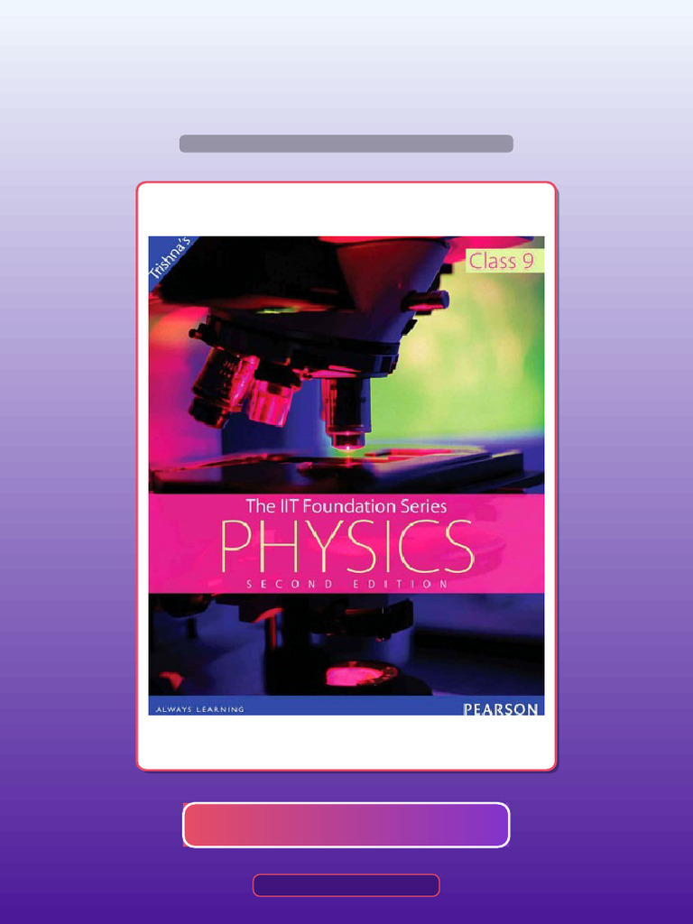 Real Test Bank Physics Class 9 2nd Edition Trishna Knowledge Systems ...