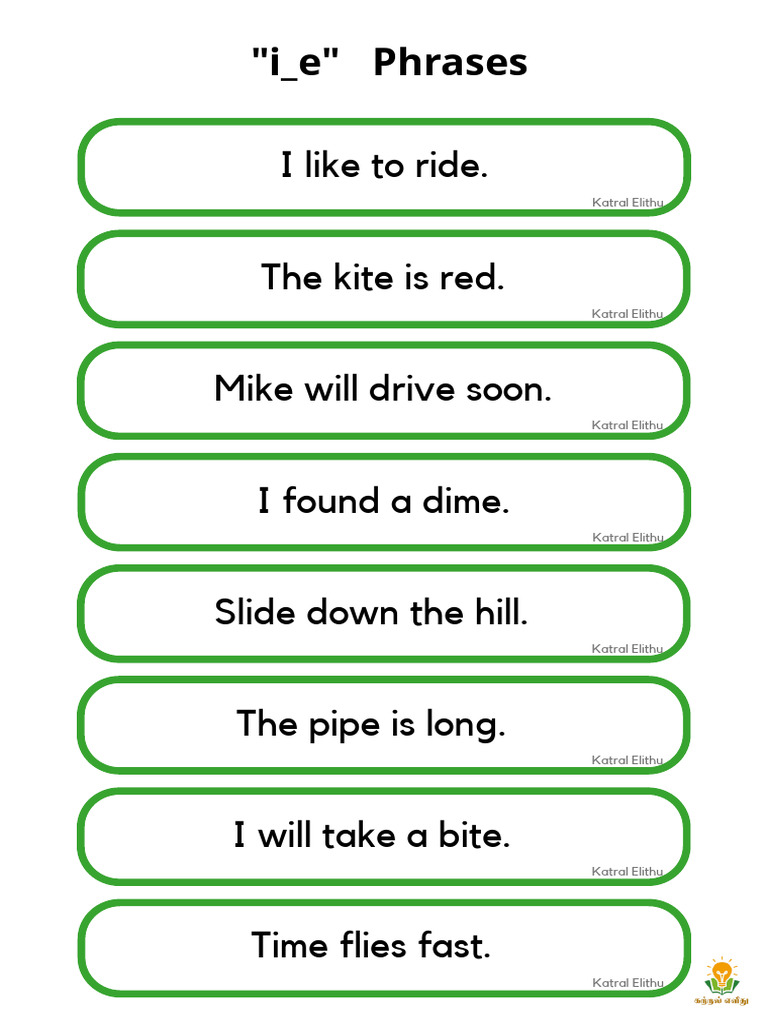 i_e Sentence Examples | PDF