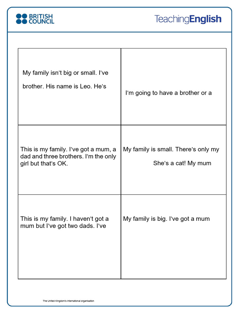 My Family Descriptions-1 | PDF