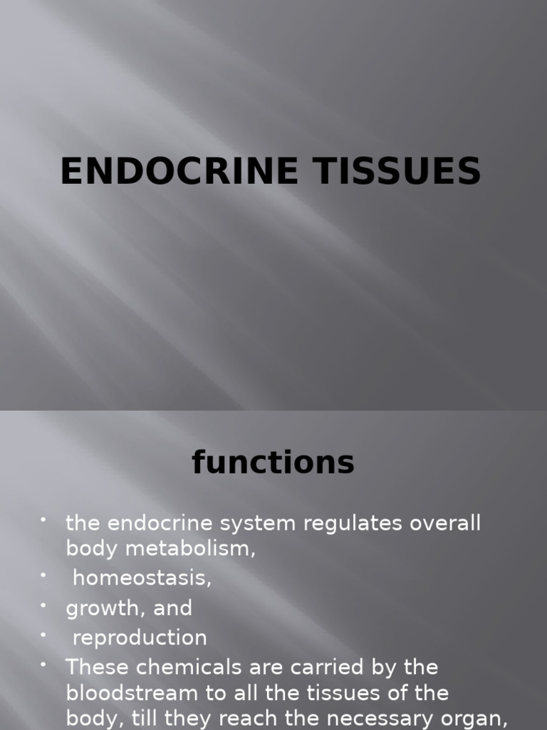 Bio 102 Endocrine Tissues | PDF | Endocrine System | Adrenal Gland