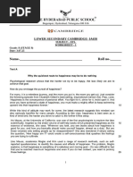 The PEE Technique - Notes (Sr2) | PDF | Essays | Argument