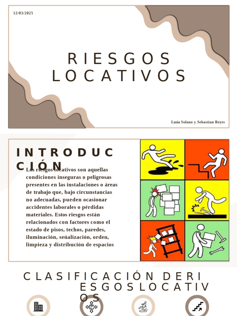 Riesgos Locativos_Luisa Solano_Juan Sebastian Reyes[1] | PDF | Las condiciones de trabajo | La ...