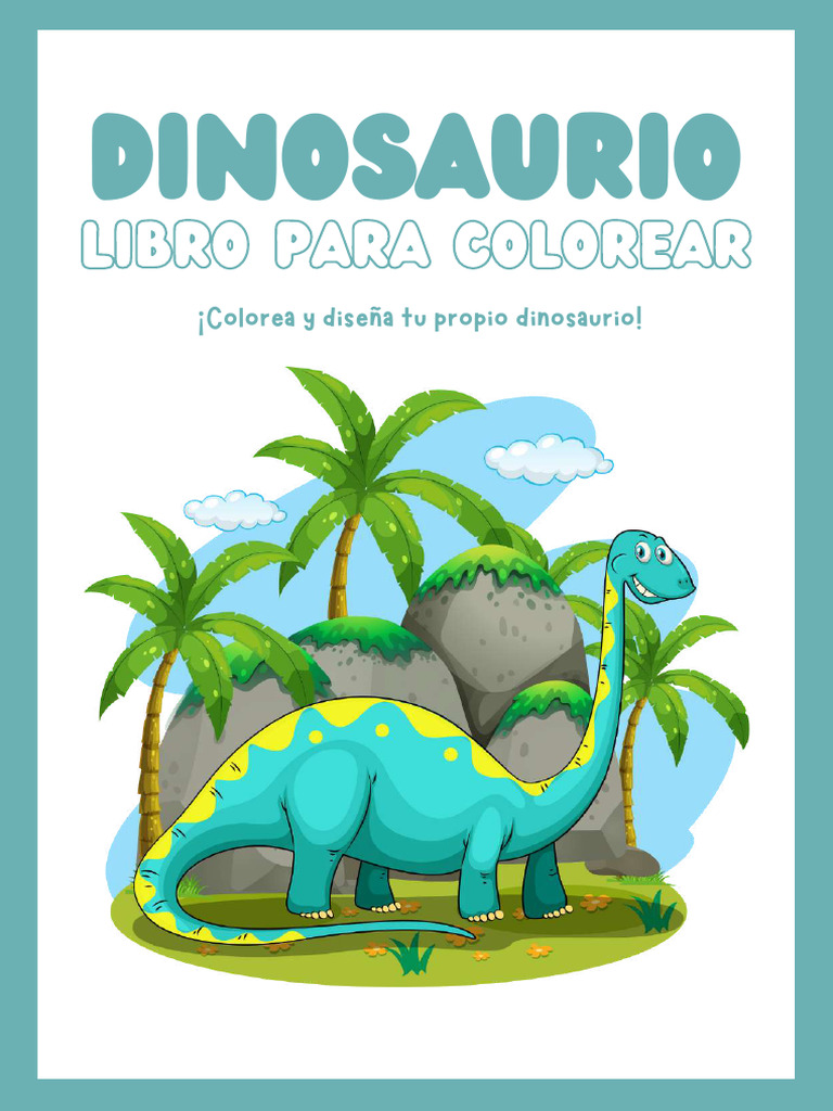 Libro Para Colorear Dinosaurios Pdf Pdf