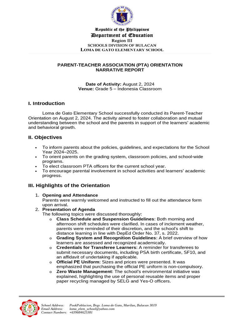 GR5 Pta Orientation Sy 2023-2024 | PDF