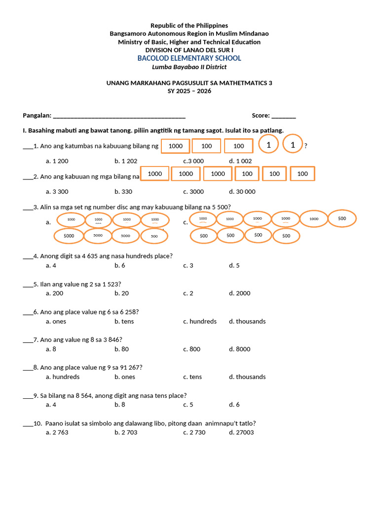 Math Q1 | PDF
