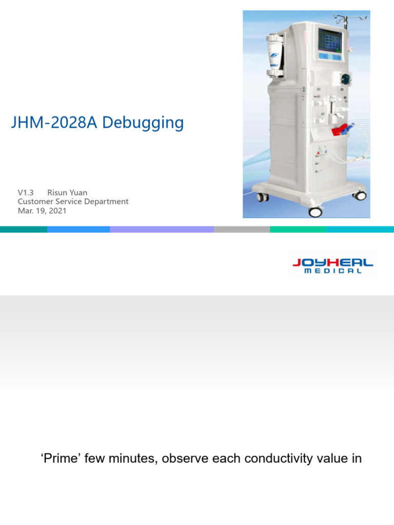 05 JHM2028A Debugging V2.0 | PDF | Blood | Pump