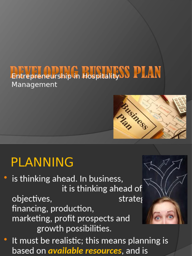 Chapter 7 Developing Business Plan | PDF | Swot Analysis | Business ...