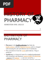 Timeline, History of Pharmacy | PDF | Pharmacy | Medicine
