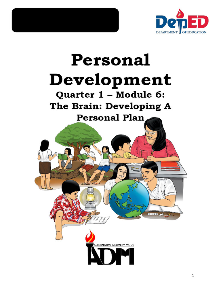 PERDEV - Q1 - Mod6 - The Parts of The Brain Developing A Personal Plan ...