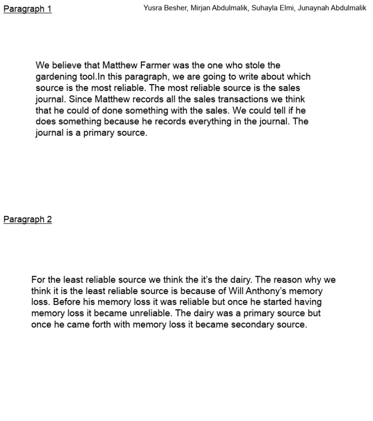 Collaboration Assessment | PDF