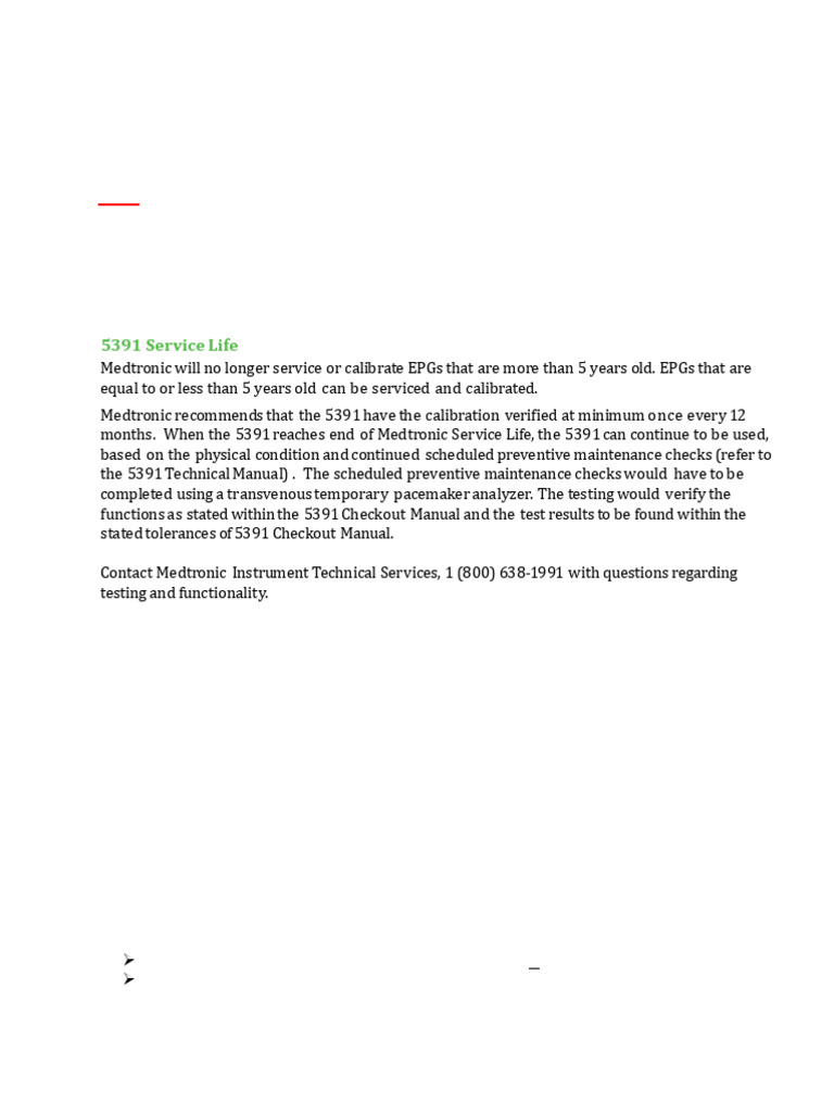 Testing Medtronic 5391 with SigmaPace 1000 | PDF | Artificial Cardiac ...