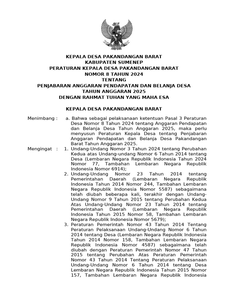 Perkades Penjabaran | PDF