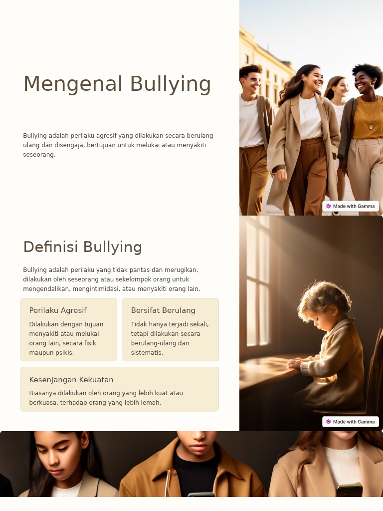 Memahami Bullying: Jenis, Penyebab, dan Solusi | PDF