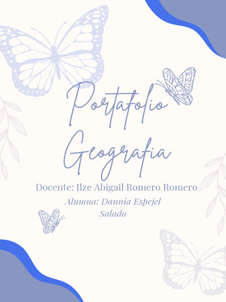 Documento A4 Portada de Proyecto Mariposas Ilustración Rosa | PDF