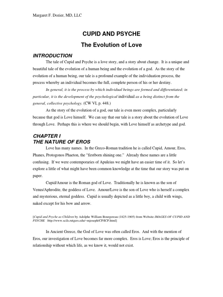 CUPID and PSYCHE - Mythological Analysis | PDF | Eros | Cupid