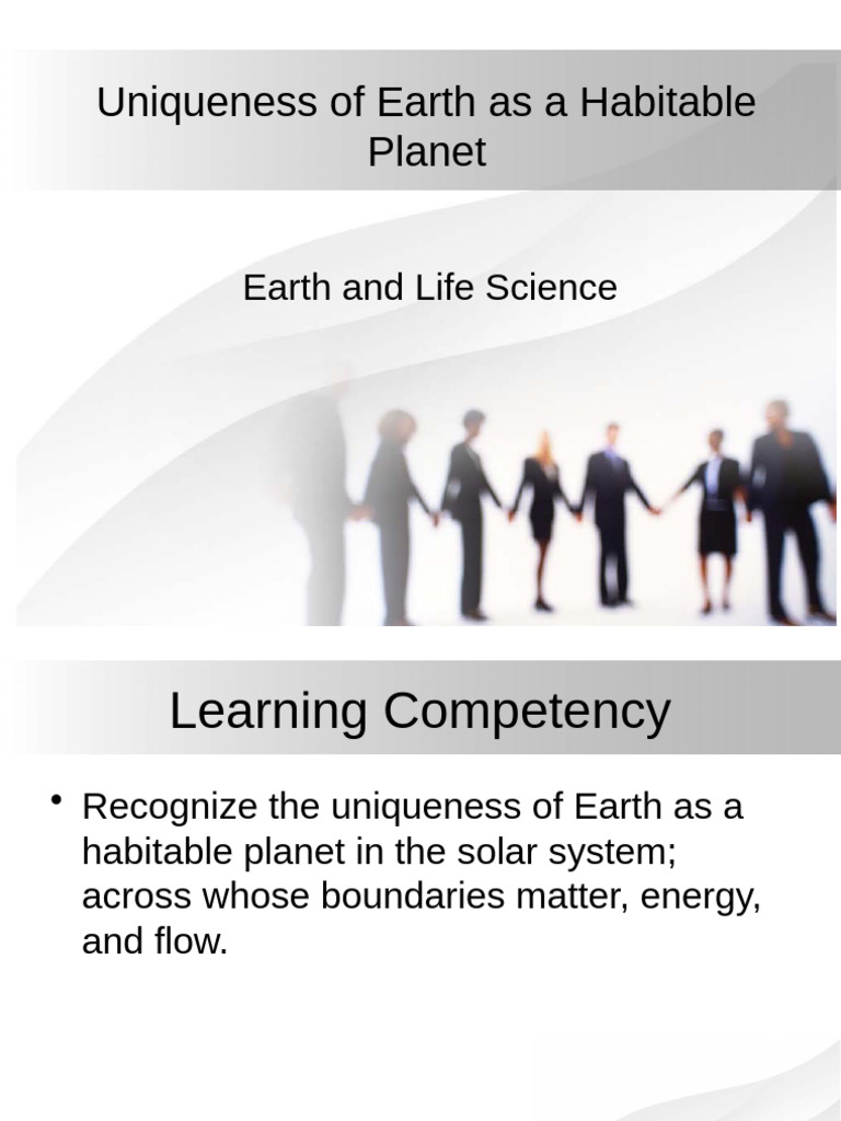 Uniqueness of Earth As A Habitable Planet | PDF