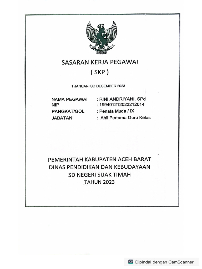 SKP 2023 Rini Andriyani | PDF