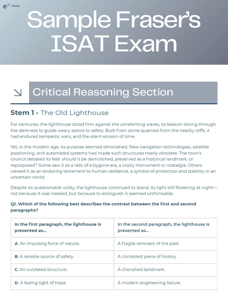 Free Resource - 167 - Sample ISAT Exam With Answers | PDF | Circulatory System | Heart