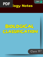 NEET Notes on Biological Classification | PDF | Fungus | Protozoa