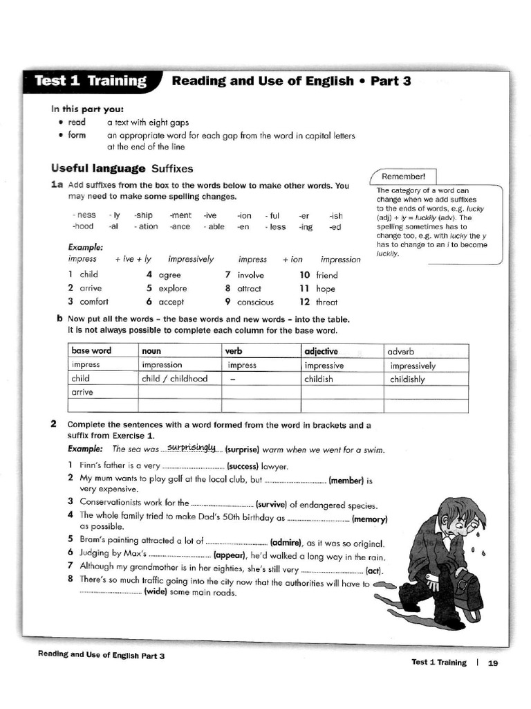 FCE - Word Formation | PDF