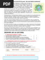 Lectura Del Medio Ambiente | PDF | Contaminación | Entorno natural