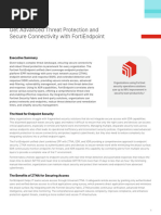 Fortiendpoint Datasheet | PDF | Computer Security | Security