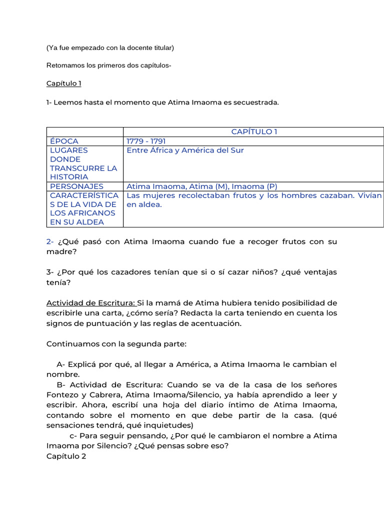 Secuencia El Espejo Africano - Liliana Bodoc | PDF