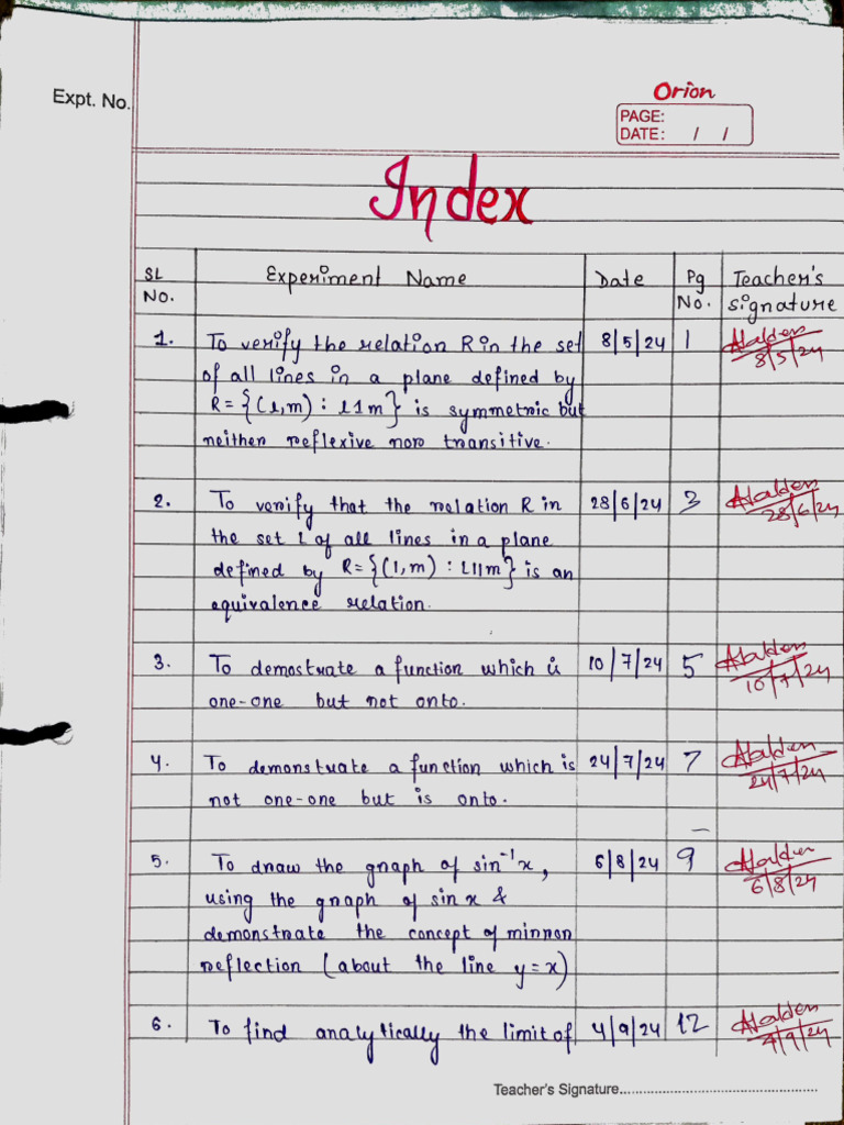 Maths Practical File Class XII | PDF