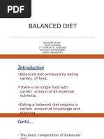 Principles of a Balanced Diet | PDF | Foods | Healthy Diet