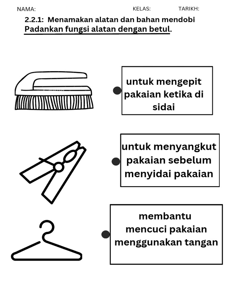 Modul Pembelajaran Unit Kompetensi 2 Alatan Dan Bahan Mendobi | PDF
