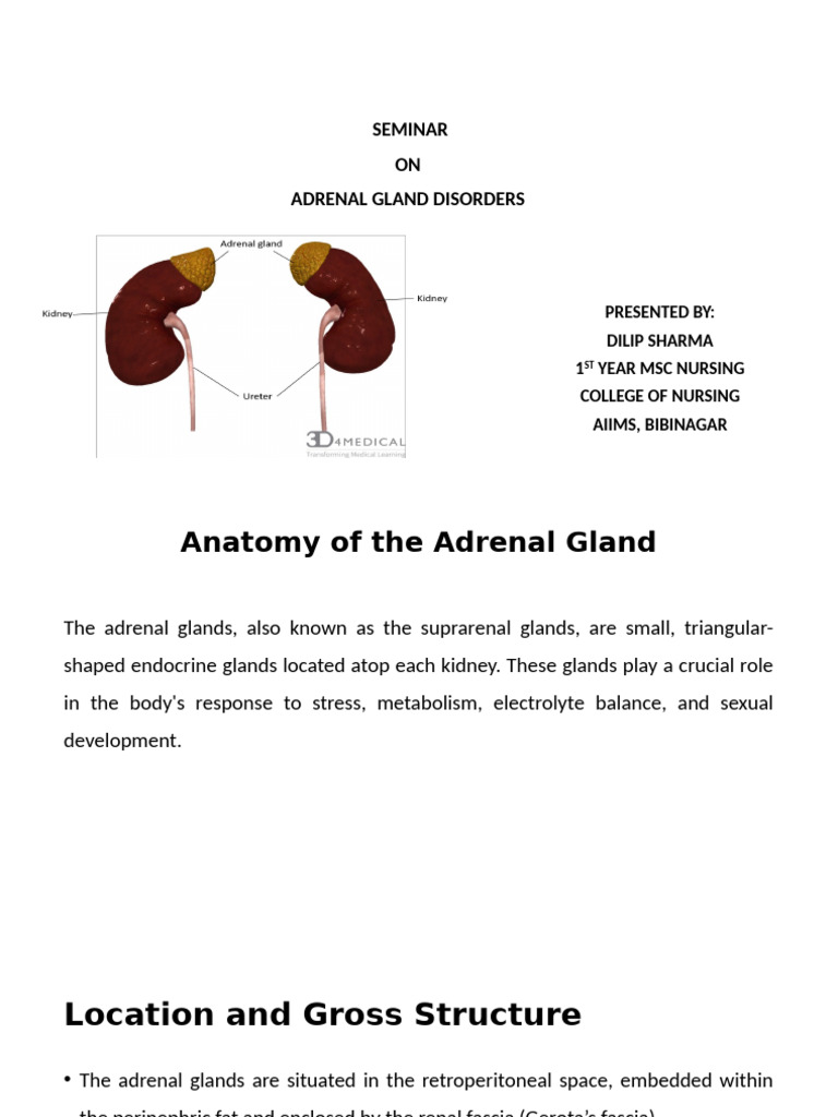 Adrenal Gland Disordrs | PDF | Adrenal Gland | Cortisol