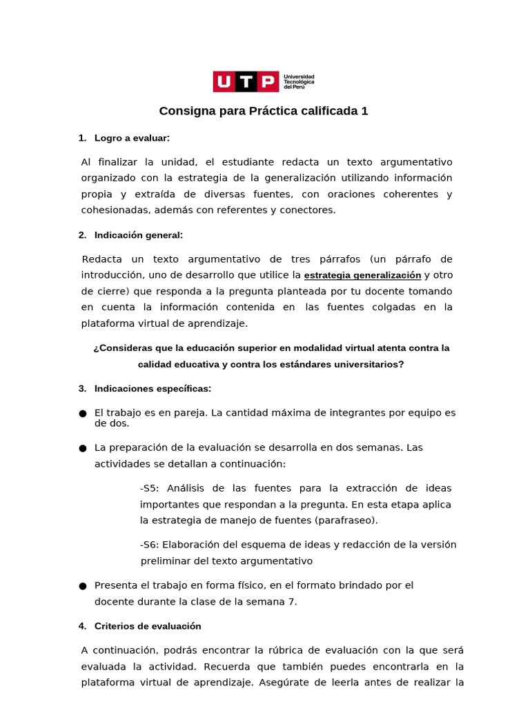 (AC-S07-PC1) Práctica Calificada 1 - Kevin Baca Maza | PDF | Enseñando ...