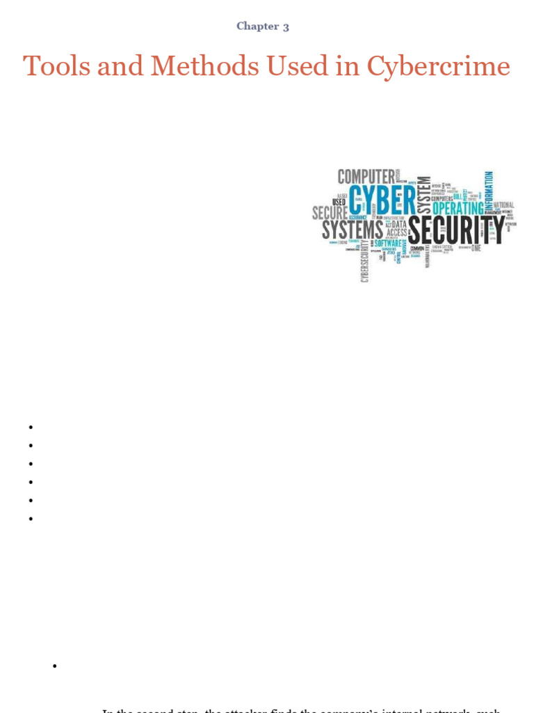 Unit-3 - Tools and Methods Used in Cybercrime | PDF | Denial Of Service Attack | Computer Virus