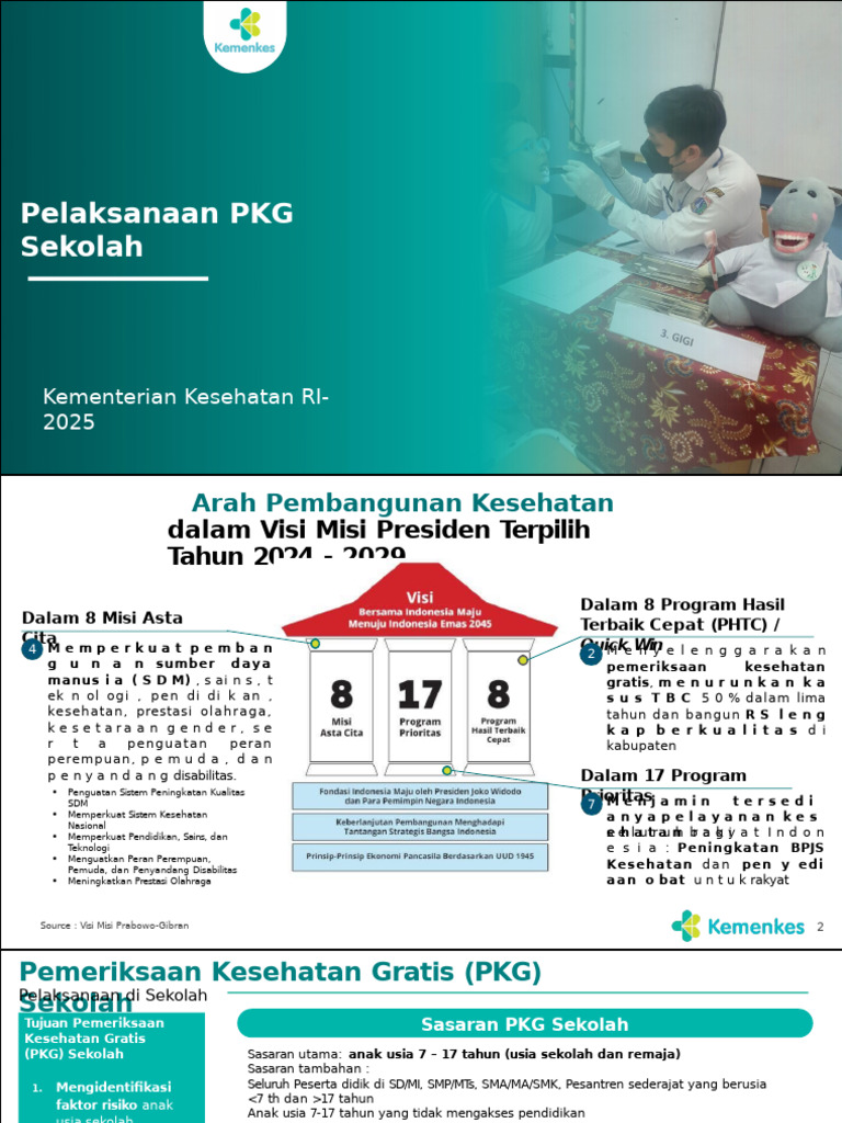 Materi PKG Anak Sekolah | PDF
