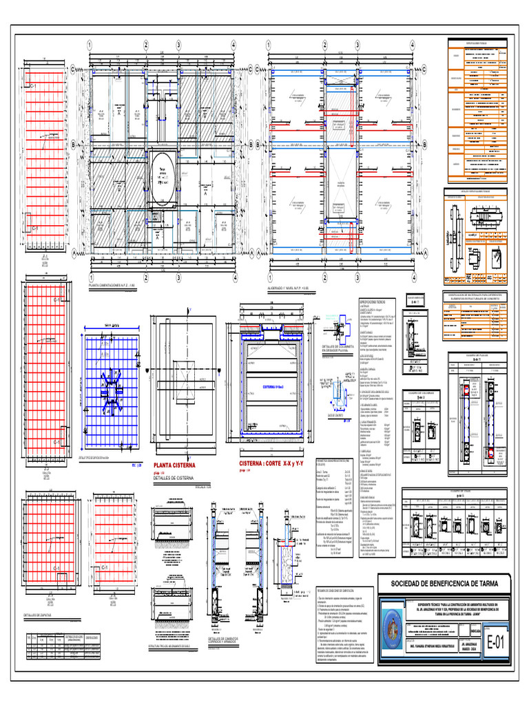E-01 Estructura - Beneficencia | PDF | Ingeniería estructural | Ingeniero civil