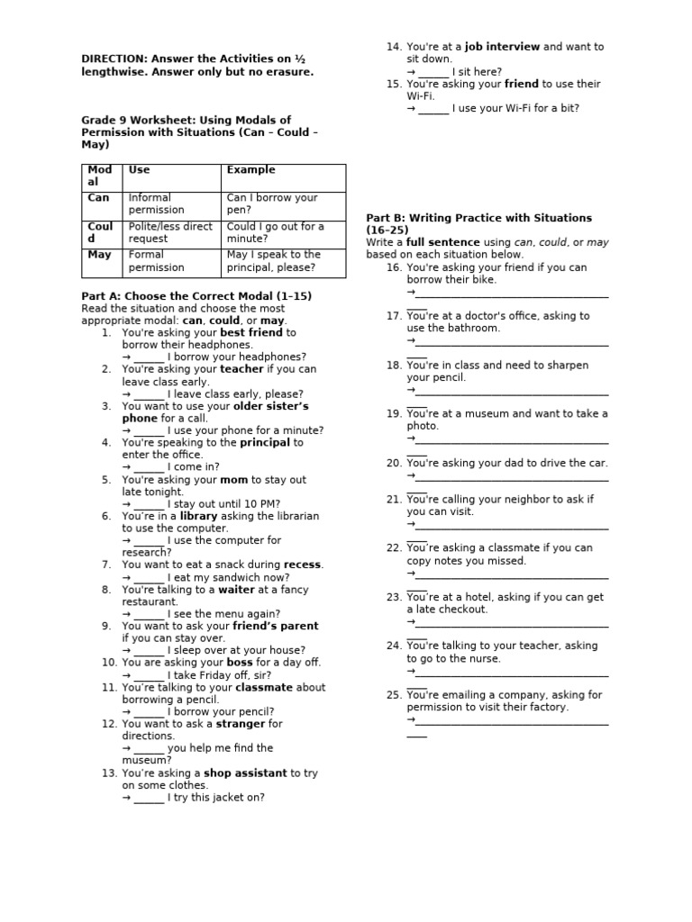 Modal of Permission Activity | PDF