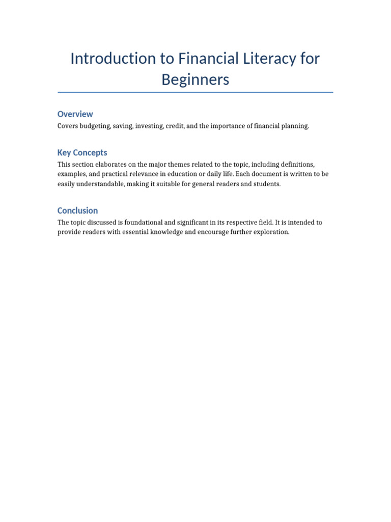 Useful Education Doc 3 | PDF