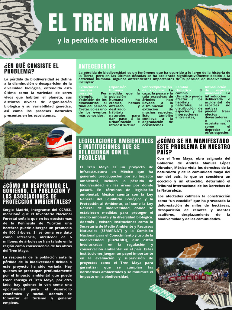 El Tren Maya | PDF | Biodiversidad | Extinción