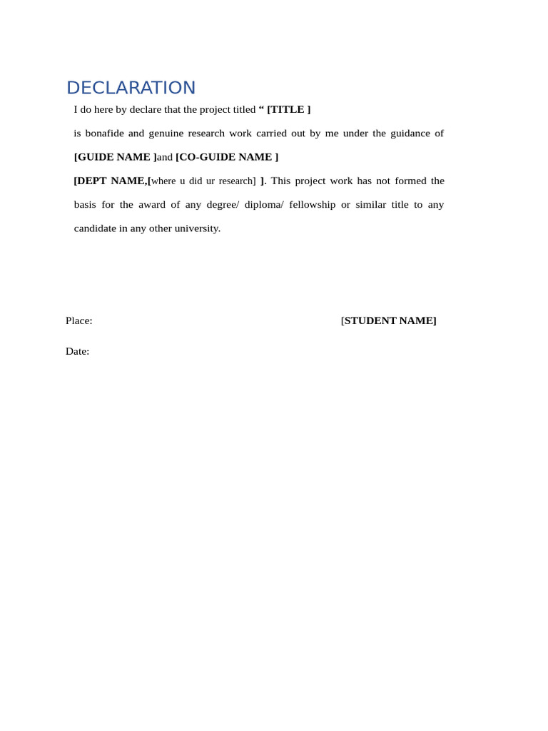 ND Certificate Sample Template | PDF